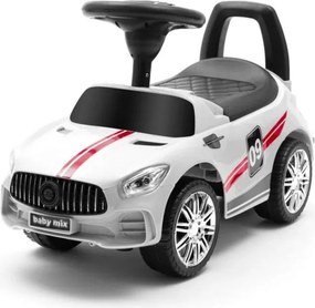 Dětské odrážedlo se zvukem Baby Mix RACER bílé