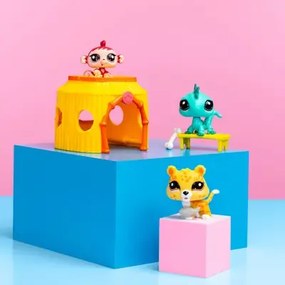 HASBRO Figurky zvířátek Littlest Pet Shop Džungle / Set 3 ks / 6 doplň