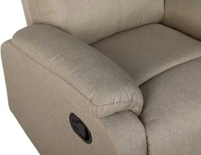 LuxuryForm DESIGN Televizní křeslo CARLOS s polohováním - béžové