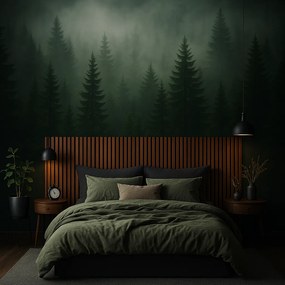 3D Dřevěné lamely na zeď na filci 255x46cm - Ořech TOSKÁNSKÝ
