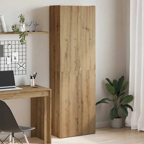 Skříň dub artisan 60 x 32 x 190 cm kompozitní dřevo 3318715