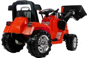 LEAN CARS Elektrický traktor na baterie ZP1005 pro děti červený