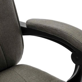 Masážní kancelářská židle šedá textil 20375