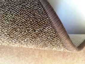Vopi | Kusový koberec Astra hnědá - kulatý průměr 57 cm