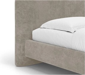 Béžová čalouněná dvoulůžková postel s roštem 180x200 cm Vera – Micadoni