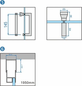 BPS-koupelny Čtvercový sprchový kout HYD-SK04B 80x80 chrom/transparent + vanička HYD-SSV-ST02A černá