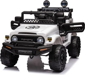 LEAN CARS Elektrické autíčko Toyota FJ 4x4 bílé