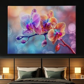Obraz na plátně - Orchidej, tři bratři FeelHappy.cz Velikost obrazu: 180 x 120 cm