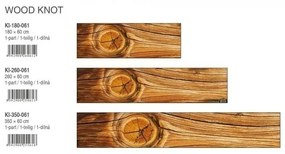DIMEX | Fototapeta do kuchyně Suk ve dřevě KI-180-061 | 180 x 60 cm | béžová, hnědá