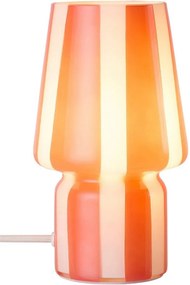 Červená/bílá skleněná stolní lampa (výška 21,5 cm) Carlo – Ellos Home