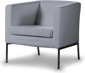 Potah na křeslo IKEA Klappsta barva modrá látka pletený vzor