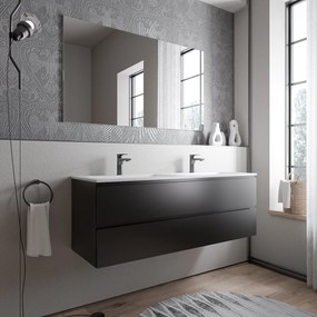 Koupelnová skříňka AVA 160 cm s umyvadlem z minerálního odlitku BRUXELLES - možnost volby barvy