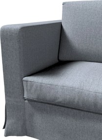 Potah na pohovku IKEA  Karlanda 3-místná nerozkládací, dlouhý barva šedá látka pletený vzor