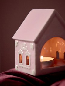 Sinsay - Svícen ve tvaru domečku - růžová