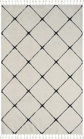 My Flair, Kusový koberec Moroccan Vision weiß, 100x200, černobílá, ložnice
