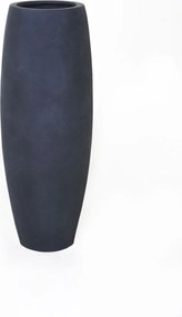 Květináč MAGNUM, sklolaminát, výška 100 cm, antracit