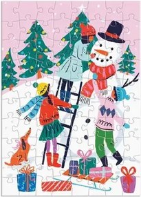 Galison Puzzle adventní kalendář 12 v 1 / 12x80 dílků / od 6 let