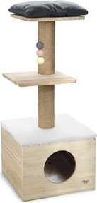Designed by Lotte Dřevěné škrabadlo a odpočívadlo pro kočky Kamina