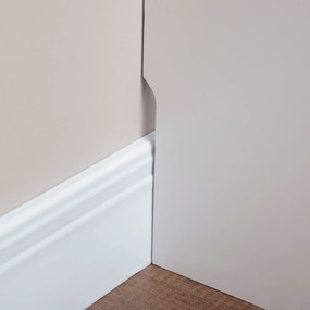 HOMCOM Moderní a Elegantní Kryt Radiátoru s Lamely pro Domov, MDF a Ocel, 120x18x84cm, Bílý