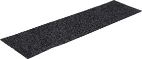 Schodové rohože samolepicí 30 ks 76 x 20 cm tmavě šedé obdélníkové 3365722
