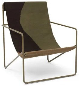 Desert Lounge Chair dune olive Ferm Living