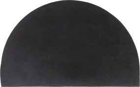 Rohožka před dveře tmavě šedá půlkruh 50x80 cm kokosové vlákno 155588