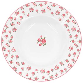 Porcelánový talíř polévkový s květy Holly 22 cm (ISABELLE ROSE)
