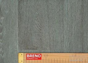 Breno PVC SMARTEX Pure Oak 670D - šedé dřevo, šíře 100 cm