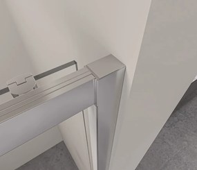 Erga Alpine, posuvné sprchové dveře do otvoru 140x195 cm, 6mm čiré sklo, chromový profil, ERG-V02-ALPINE-D140-CR
