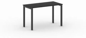 Stůl Square s černou podnoží 1200 x 600 x 750 mm, grafit