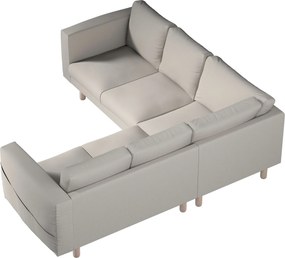 Potah na pohovku IKEA Norsborg rohová 4-místná barva šedá látka pletený vzor
