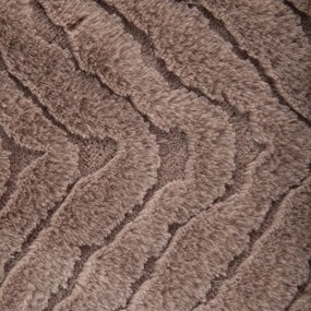 EUROFIRANY CHLUPATÁ DEKA KATE 150X200 CM TMAVĚBÉŽOVÁ