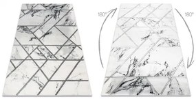 koberec EMERALD výhradní 0085 glamour, stylový mramor, geometrický bí velikost 180x270 cm | krásné koberce cz
