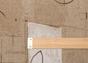 Breno Metrážový koberec LIBRA 35, šíře 400 cm, Vícebarevné/Béžová