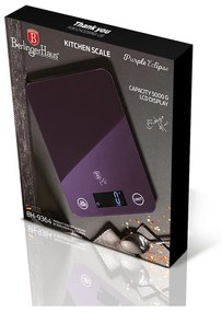 BERLINGERHAUS Váha kuchyňská digitální 5 kg Royal Purple Metallic Line BH-9364