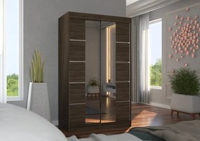 Skříň posuvná se zrcadlem GENUA 120