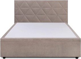 Postel Fro Caro 160x200 s roštem, úložným prostorem Mono 233, béž