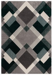 Flair Rugs, Kusový koberec Hand Carved Nimbus Green, 160x230, zelená, kancelář