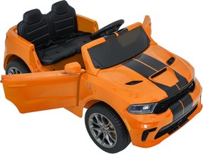 Elektrické autíčko Dodge Durango oranžové