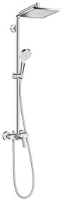 Hansgrohe Crometta E - Showerpipe 240 1jet s pákovou baterií, chrom, HAN-27284000