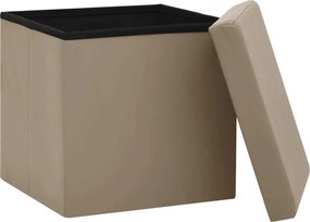 vidaXL Skládací úložná stolička PVC [338784] Barva: Černá