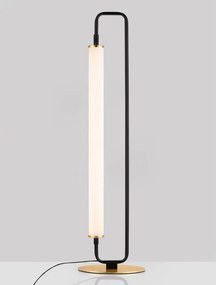 Bílá/matně černá kovová LED stolní lampa (výška 68 cm) Wetro – Nova Luce
