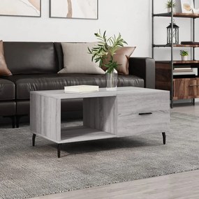 vidaXL Konferenční stolek 90 x 50 x 40 cm kompozitní dřevo [829235] Barva: šedá sonoma