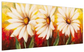 Obraz květů (100x40 cm)