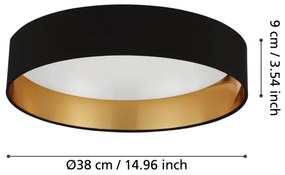 Eglo 99539 - LED Stropní svítidlo MASERLO LED/24W/230V