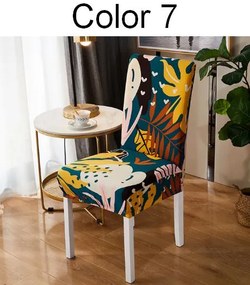 Různé elastické potahy na jídelní židle Varianta: Color 7