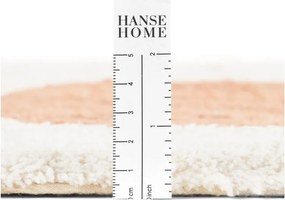Hnědý/krémový pratelný/ručně tkaný bavlněný dětský koberec 95x120 cm Snuggle Emmi – Hanse Home