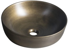 Sapho, PRIORI keramické umyvadlo, průměr 41,5 cm, bronz