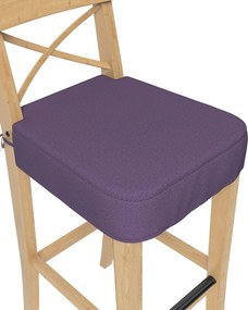 Sedák na židli IKEA Ingolf - barová barva fialová látka pletený vzor