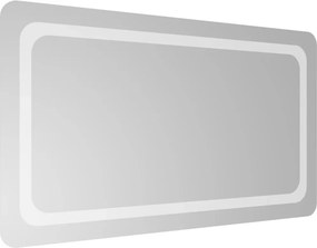 Koupelnové zrcadlo s LED osvětlením 50 x 90 cm 3154098
